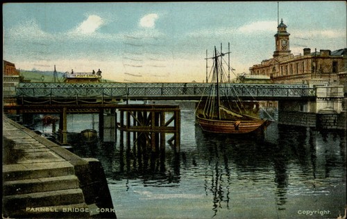 Cork Ireland SCARCE deltiology Star Post Card sign on trolley 1907 ...