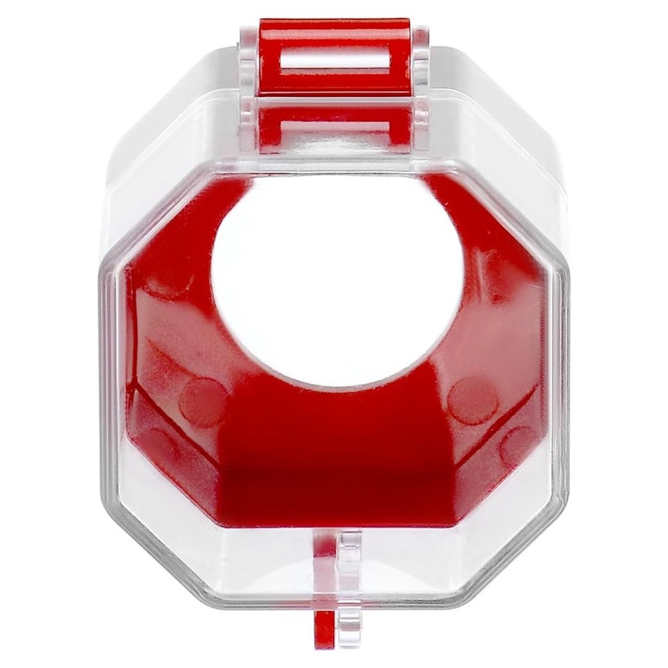 Emergency Stop Button Cover, 4 Pack Plastic Cover Protector, Toggle ...
