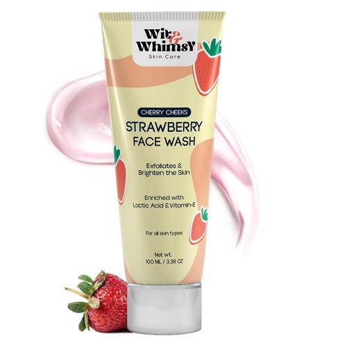 Wit & Whimsy Strawberry Face Wash For Refreshing Skin 100ml | eBay Australia