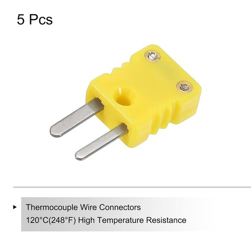 Type K Thermocouple Connector Male Plug Adapter High Temperature 120 ...