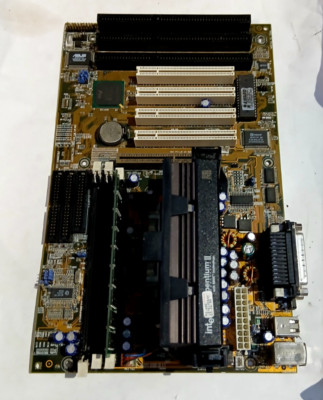 ASUS P2B REV 1.10 MOTHERBOARD W/ INTEL PENTIUM II P2-400 PROCESSOR ...