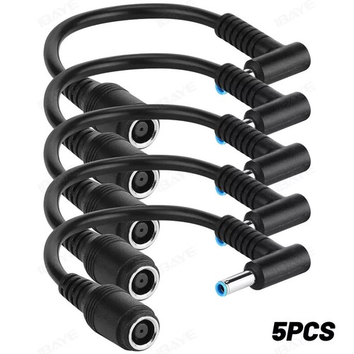 5X DC Power Adapter Cable Charger TIP Converter Blue For HP Dell 7.4mm ...