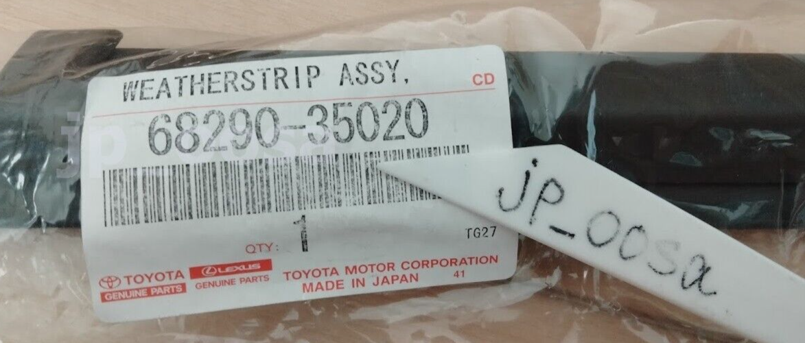 Toyota Genuine Back Door Glass Weatherstrip 68290-35020 4Runner Hatch ...