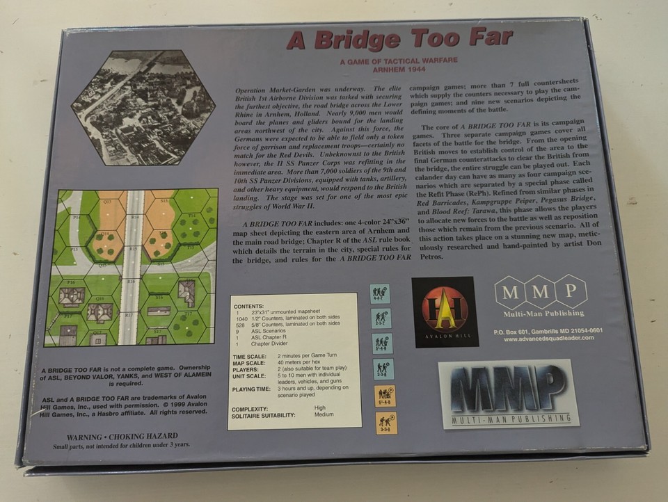 Multi-Man Publishing-A Bridge Too Far-ASL-MMP-Module 5-BOX ONLY | eBay