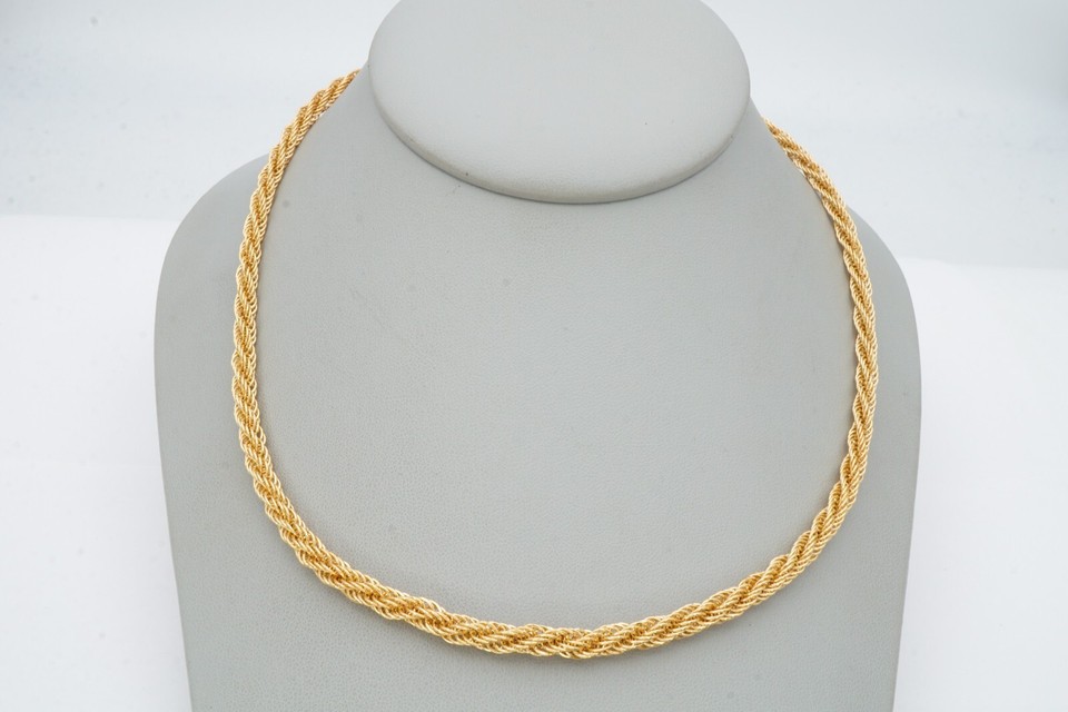 EternaGold 14k Yellow Gold Necklace 18" | eBay