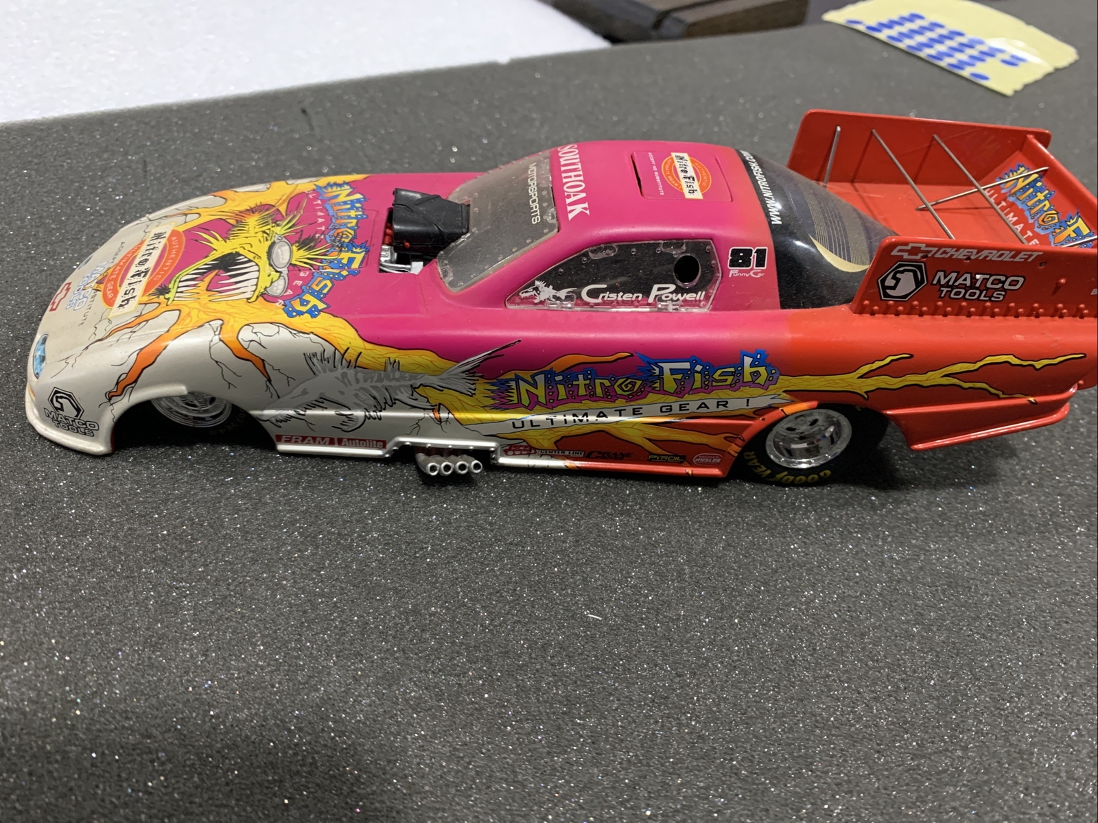 NHRA Nitro Fish Funny Car - 2000 Racing Champions 1:24 scale Die-cast ...
