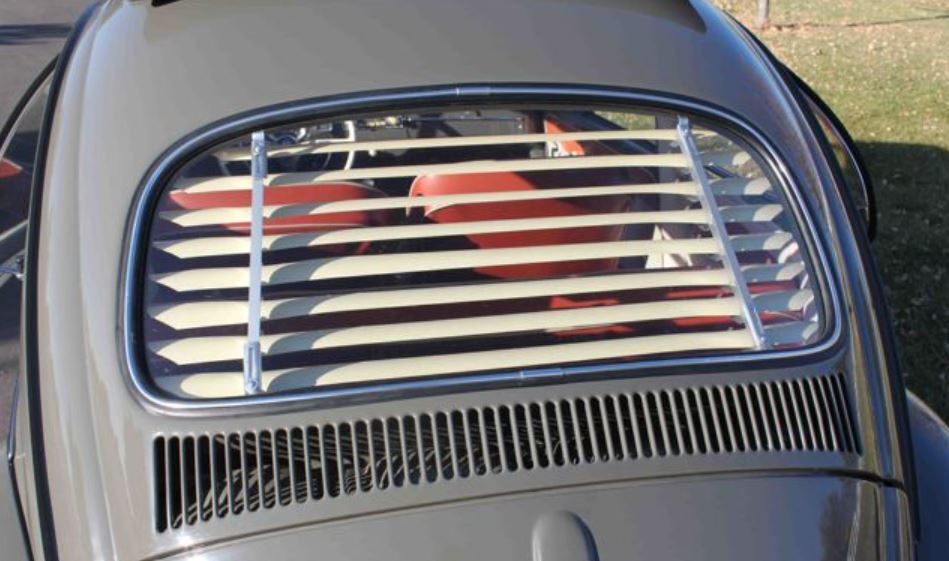 VW Volkswagen Beetle Bug Rear Window Venetian Blinds Adjustable Slats ...