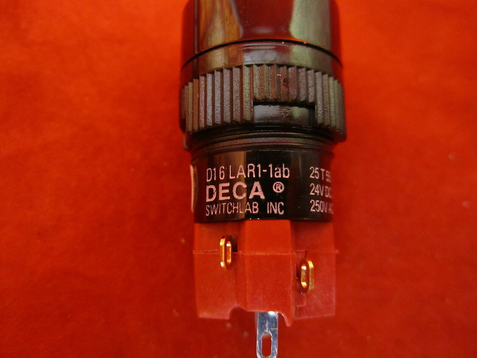 DECA 16mm Soldering Type Push Button Alternate Switches LED DC24V ...