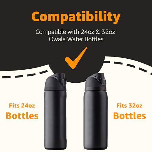 Straws for Owala 24oz & 32oz Free Sip & Flip Water Bottles ...