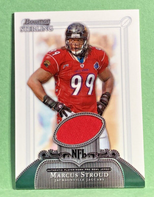 2006 Bowman Sterling MARCUS STROUD Jersey Card #BS-MST Jaguars | eBay