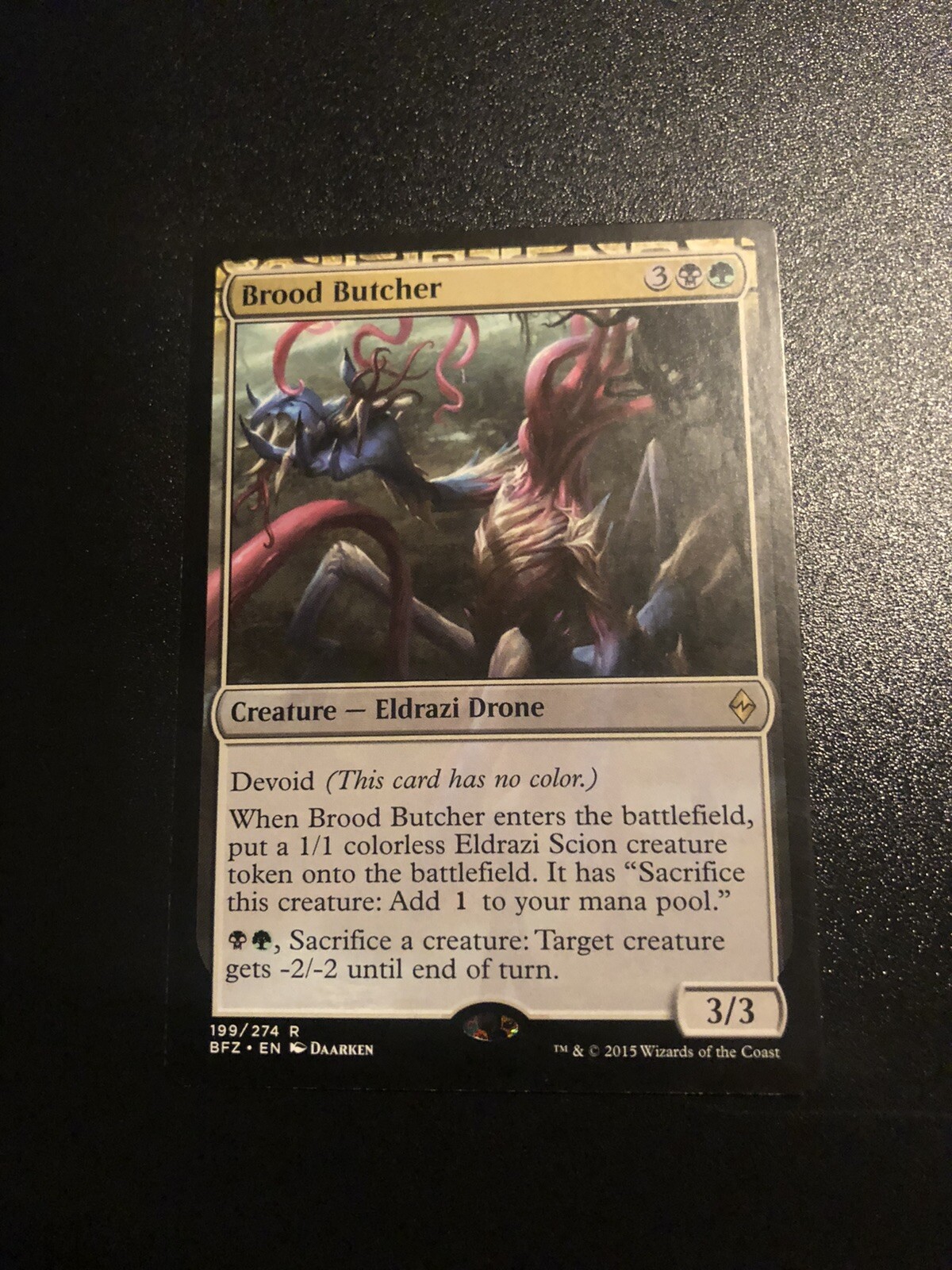 MtG Brood Butcher x1 Battle For Zendikar NM Magic The Gathering | eBay