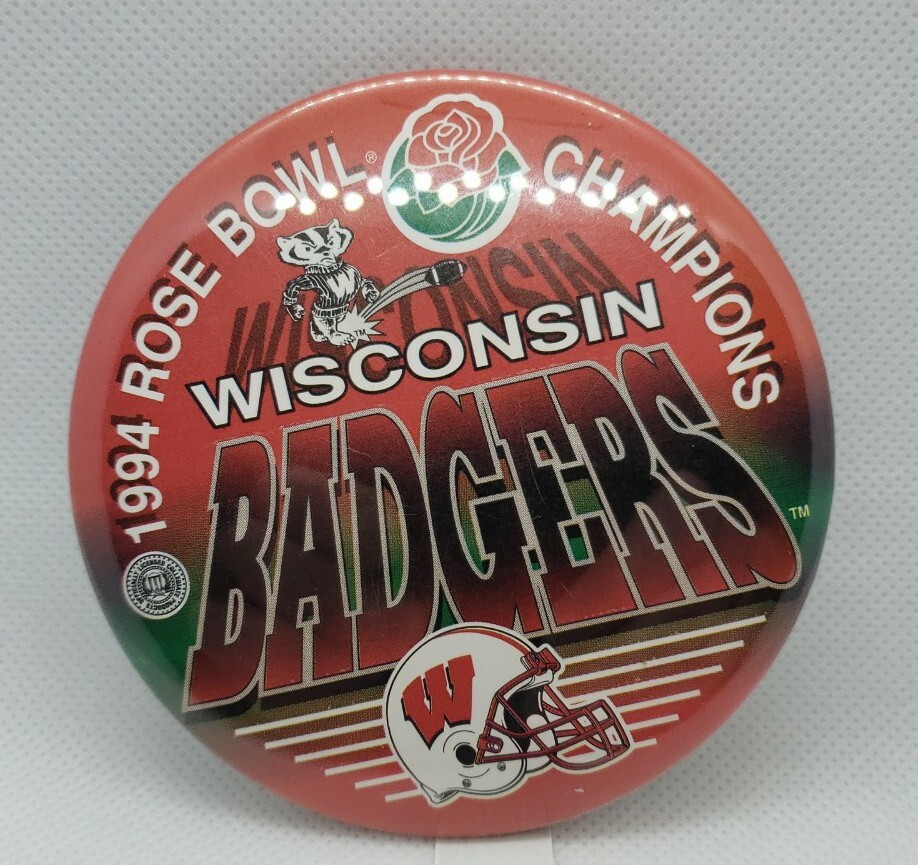 1994 Wisconsin Badgers Rose Bowl Champions Pin | eBay