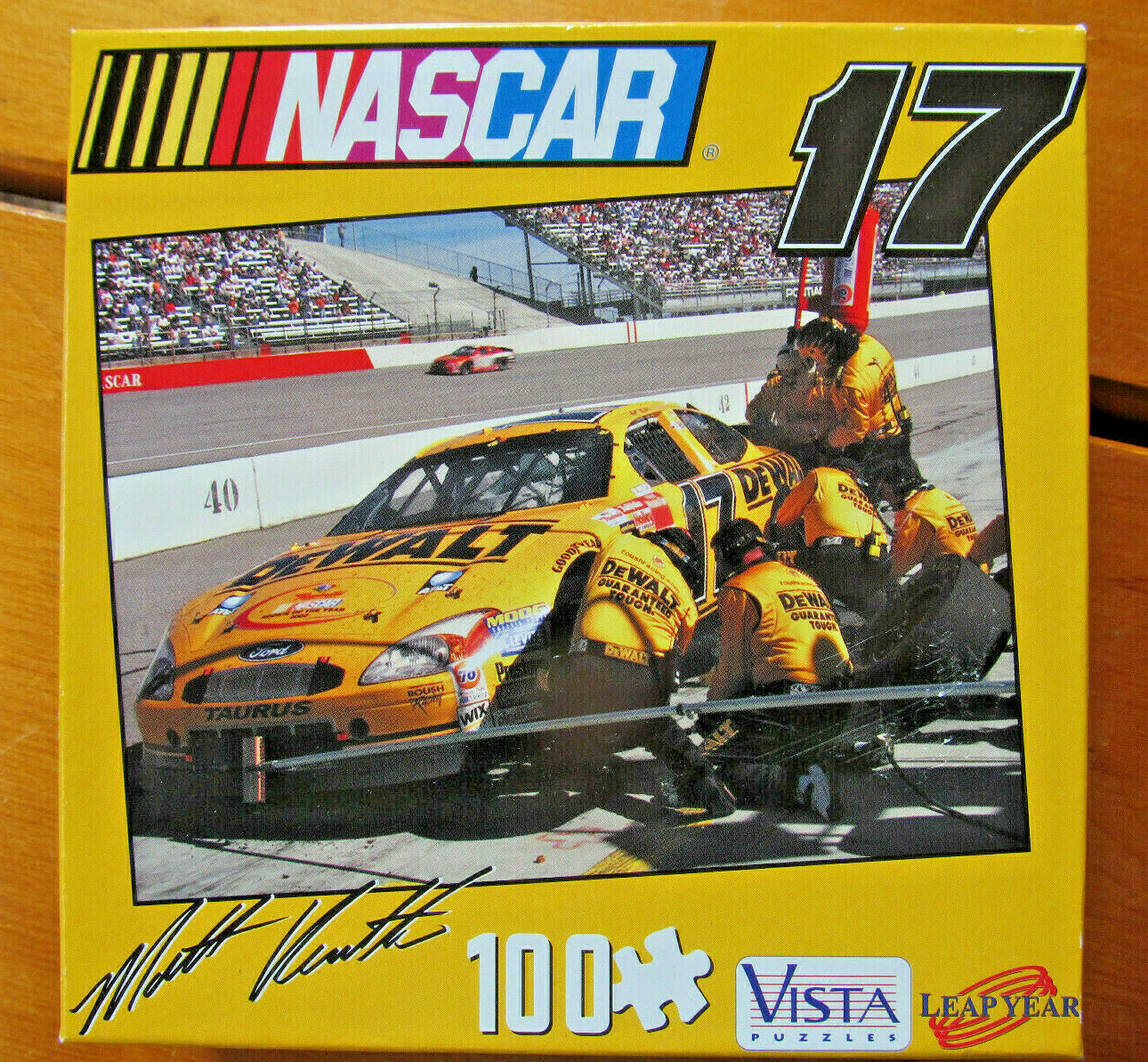 Vintage 2001 Nascar 17 Matt Kenneth 100 Piece Puzzle Vista Never Opened ...