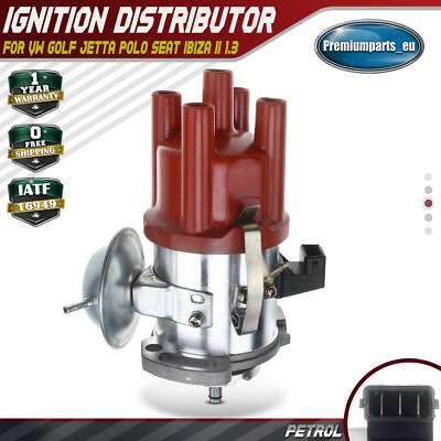 Ignition Distributor for VW Golf II Jetta II Polo Seat Ibiza II 1.3 ...