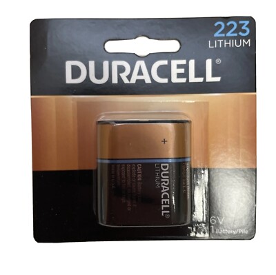 Duracell 223 DL223 EL223 CRP2 Lithium Battery | eBay