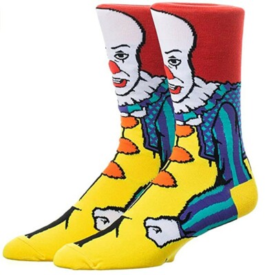 It Pennywise Horror Character Themed Crew Socks | eBay