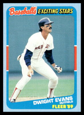1989 Fleer Exciting Stars #12 Dwight Evans | eBay