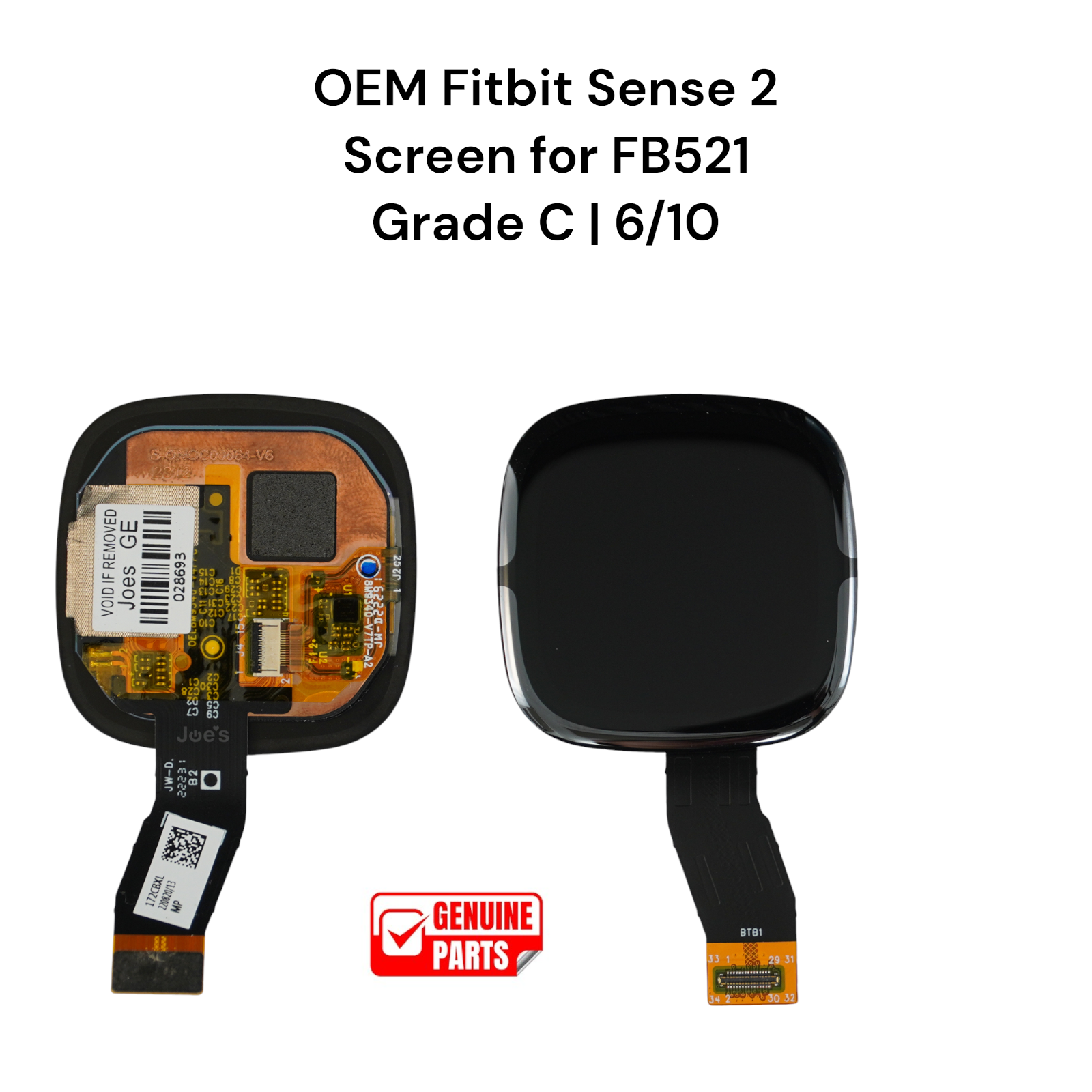 Fitbit Sense 2 FB521 Smartwatch Touch Screen Display OEM Grade C ...
