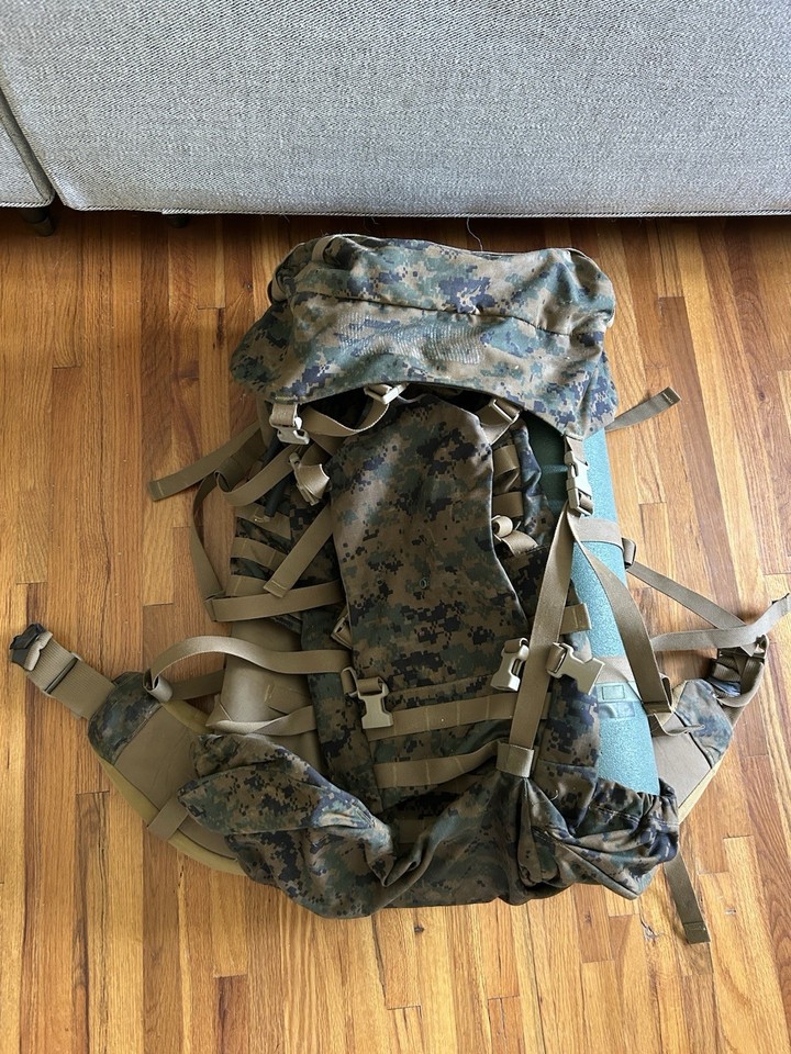 USMC ILBE RUCKSACK PROPPER ARC'TERYX APB03 MARPAT Marine Corps Woodland ...