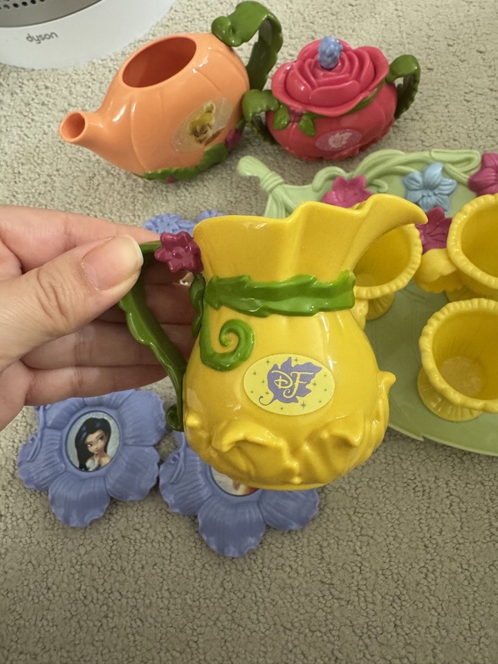 RARE Vintage Disney Tinker Bell Fairy Tea Set | eBay