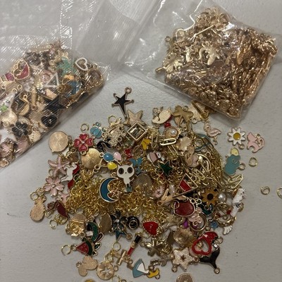 Lot of Random Charms for Jewelry Making | eBay