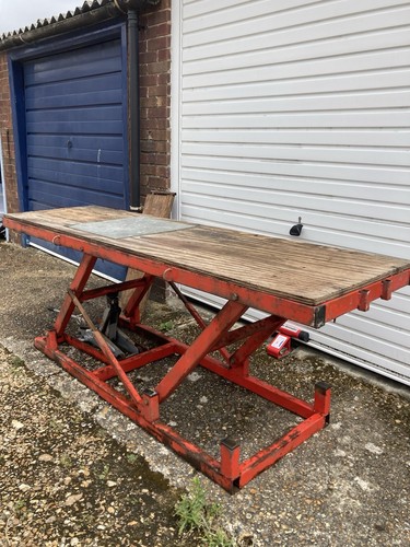 Motorcycle Bench Table Lift Heavy Duty With Hydraulic Jack | eBay UK