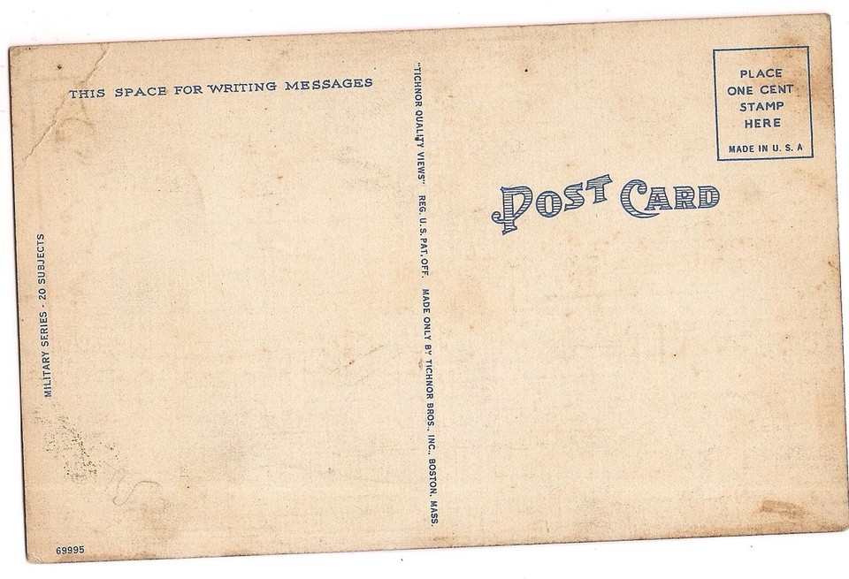 ANTI AIRCRAFT UNIT Big Guns Soldiers Army Military Postcard Linen | eBay