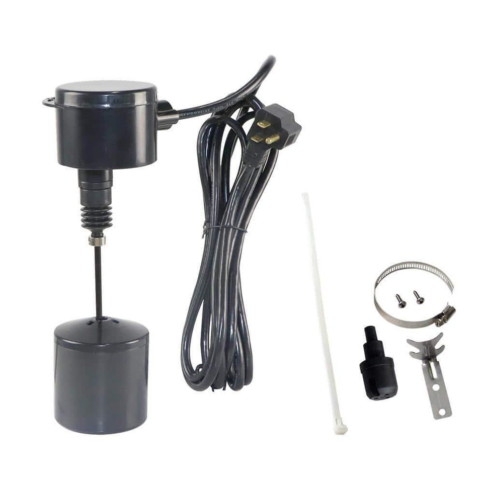 Universal Piggyback Vertical Float Switch Replacement- for sump and ...