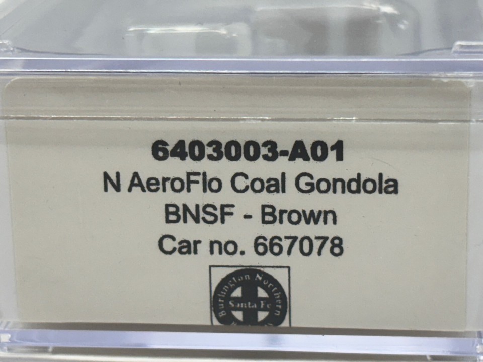 5 Intermountain N Scale BNSF AeroFlo Coal Gondola-Brown. 6403003-A01 ...