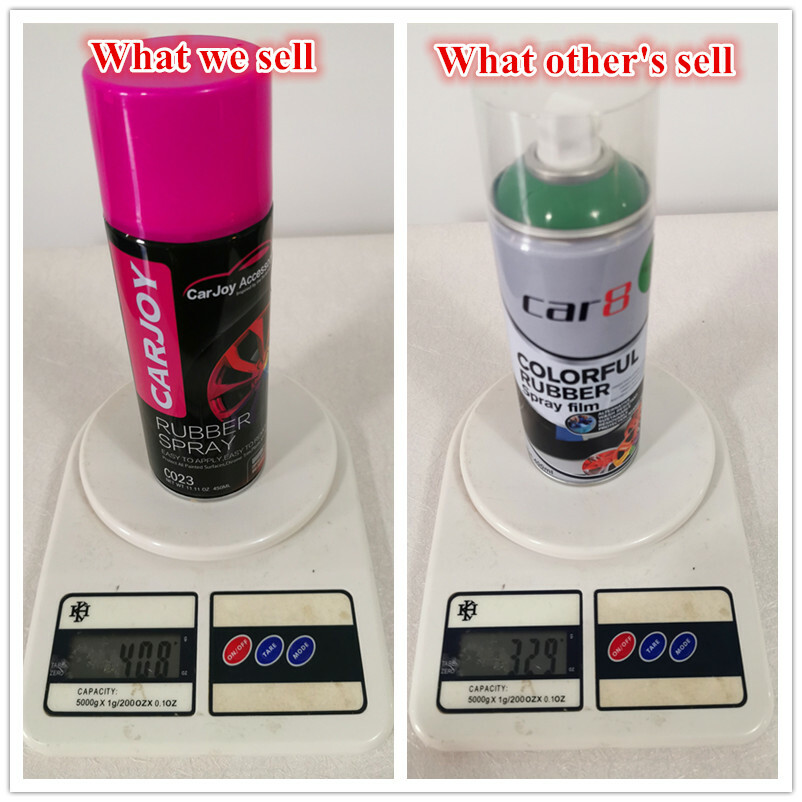 4 x 450ML CARJOY PREMIUM Metal Car Wheel Rim Rubber Coating Spray Paint ...