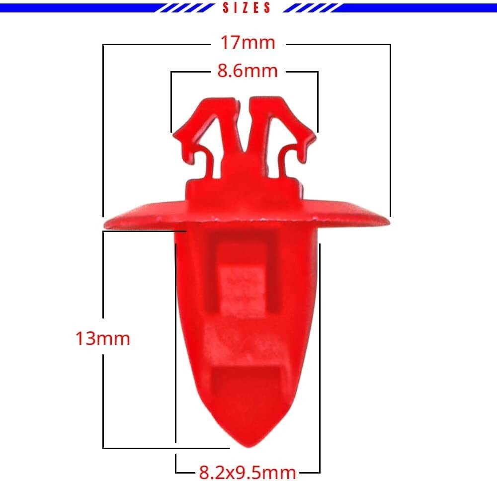 Mean Mug Auto 20x Fender Flare Moulding Clips Kit for Toyota 90904 ...