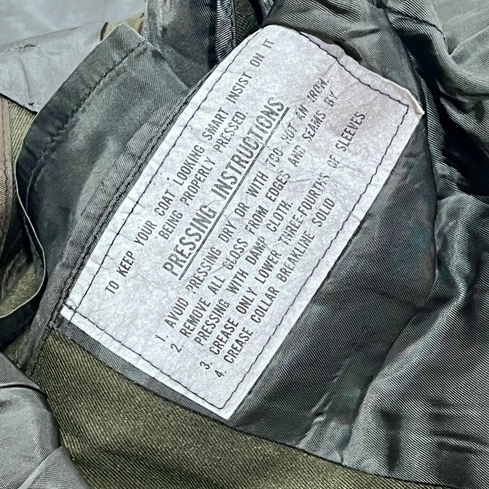 VTG USMC Marine Corps Enlisted Service Alpha Jacket Military Coat Sz ...