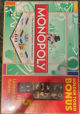 Monopoly Golden Token Bonus Edition Complete Excellent Condition | eBay