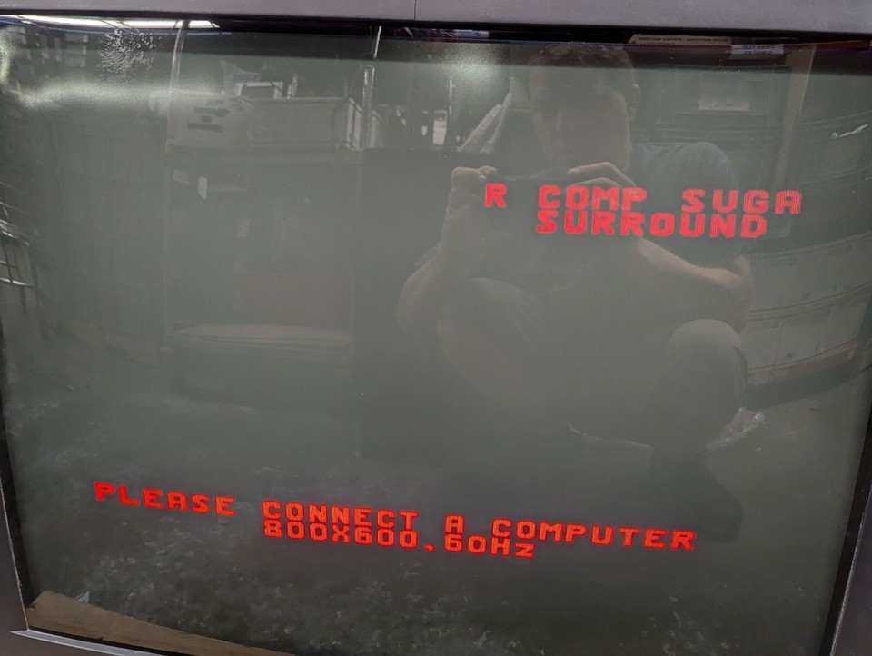 Zenith H27D46DT 27" Color Presentation CRT TV + VGA Monitor 2001 Retro ...