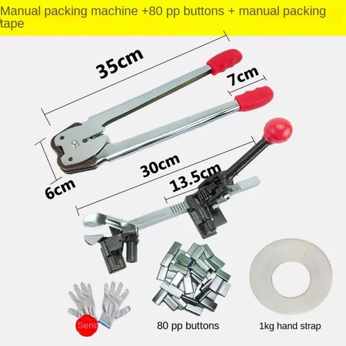 Manual Strapping Machine Set,PP/PET Strapping Sealer and Ratchet Tie ...