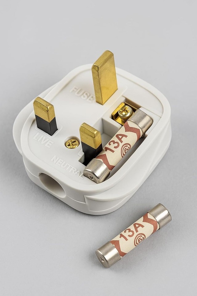 13 AMP Domestic 240V Household Mains Plug Fuse Electrical Cartridge ...