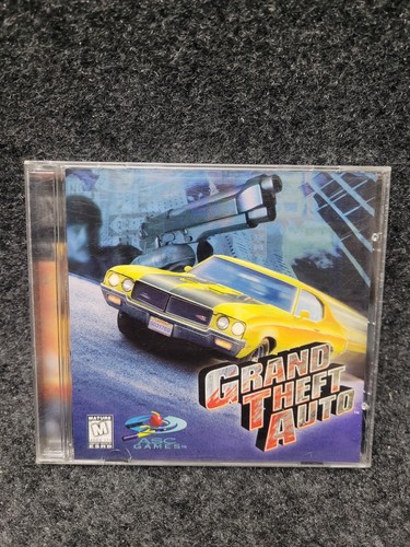Vintage Grand Theft Auto PC CD-ROM Video Game ASC Games 1997 Complete ...