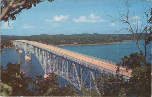 Hurricane Deck Bridge Lake Of Ozarks Gravois Mills MO Chrome Vintage ...