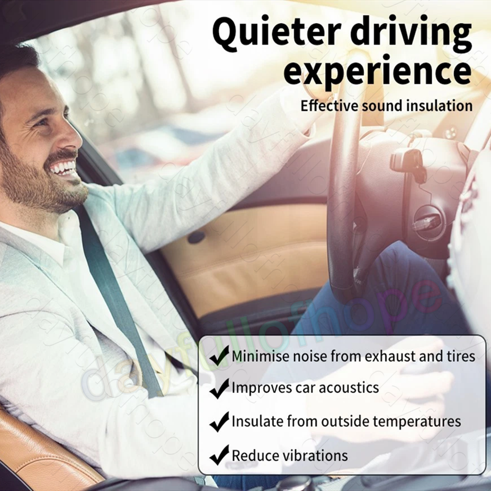 8M Butyl Sound Deadening Proofing Roll 43sq.ft Camper Van Vibration ...