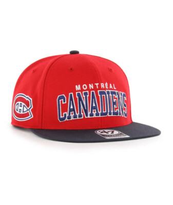 Montreal Canadiens 47' Brand NHL Captain Script Snapback Hat Cap | eBay
