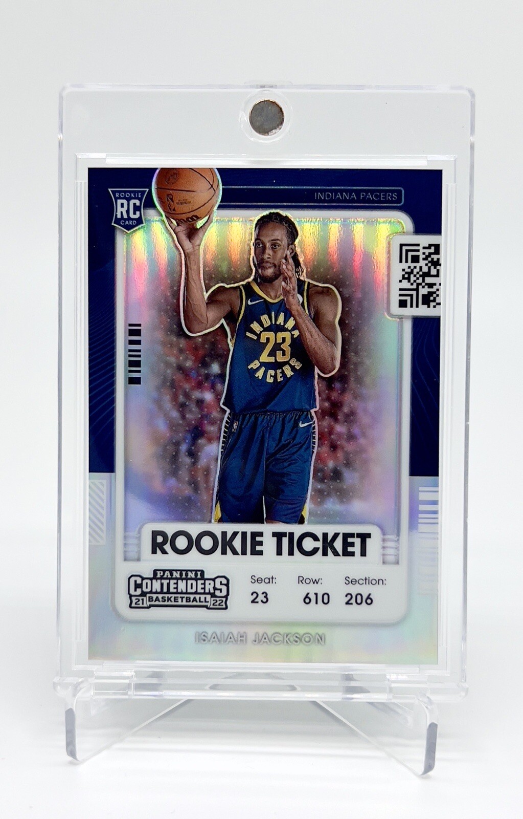 2021-22 Contenders Isaiah Jackson Rookie Ticket Variation Prizm RC #122 ...