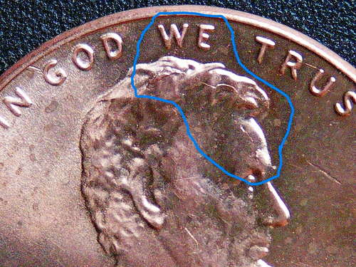 2023 P VDB RARE MINT ERROR PENNY! RETAINED INTERIOR DIE BREAK w LG CHIP ...