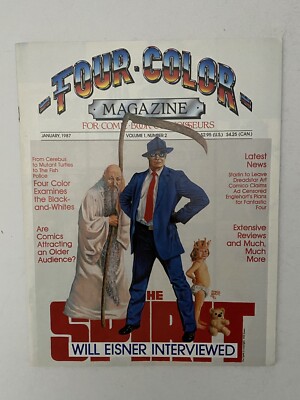 Four Color Magazine # 2 1987 Will Eisner Interviewed | eBay