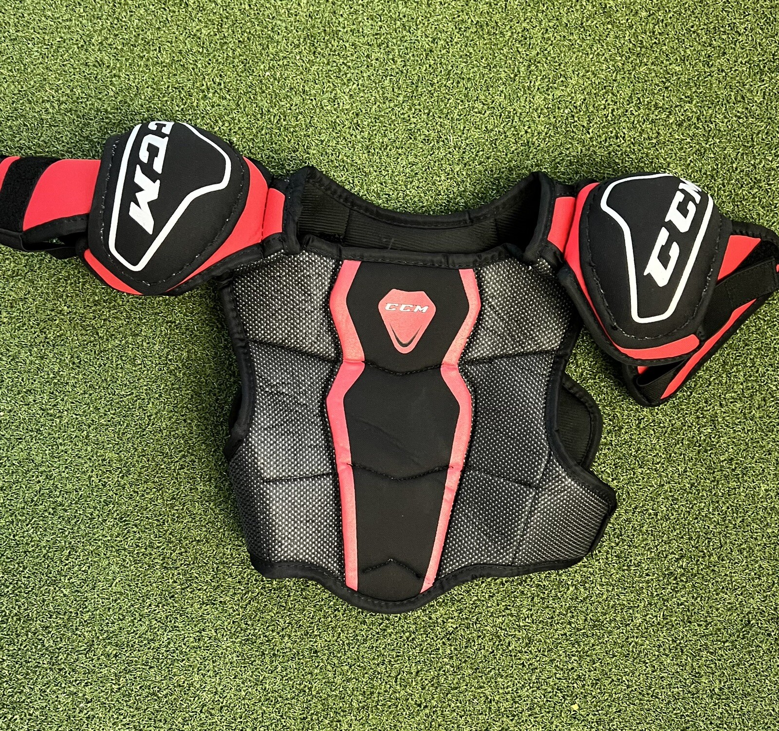 CCM RBZ 90 Youth Large Shoulder Pads Chest Protector Ice Hockey | eBay
