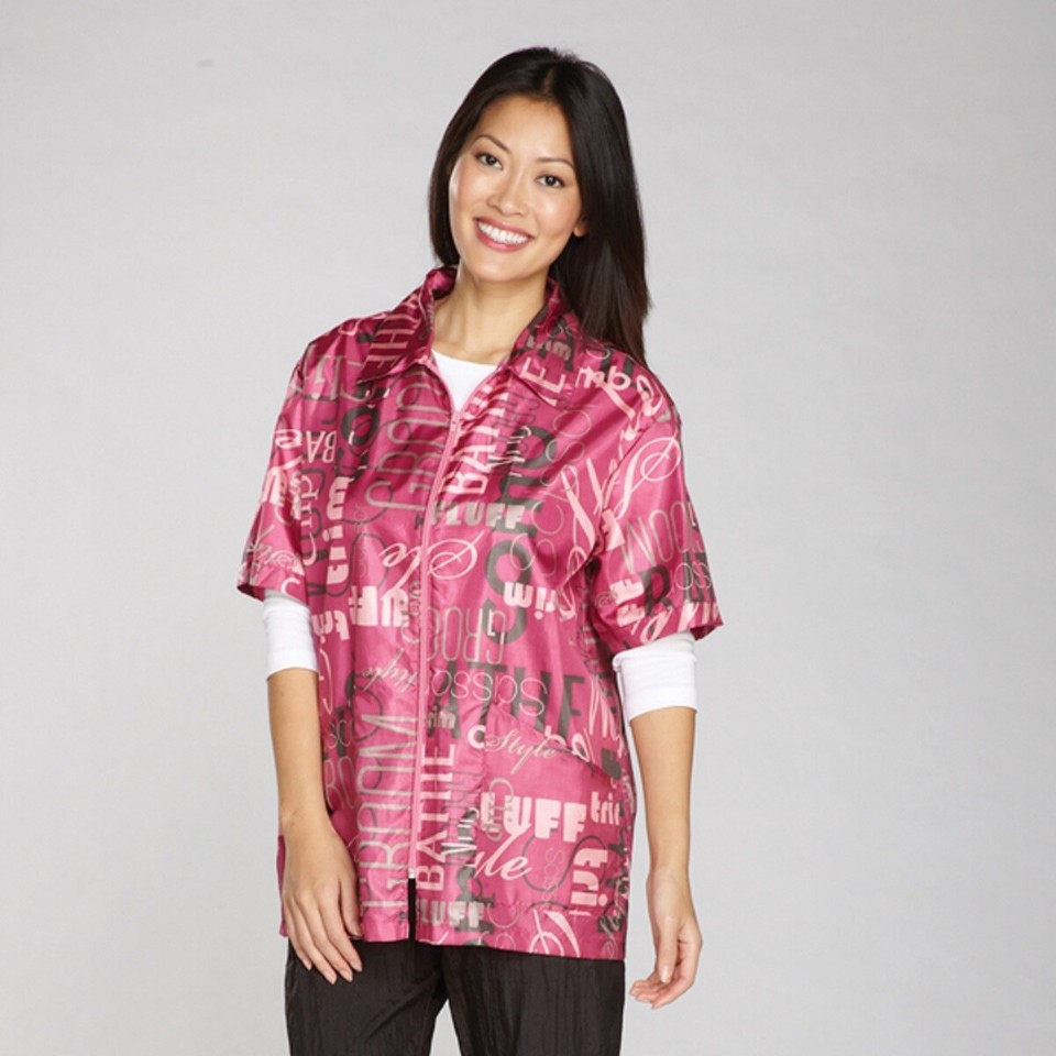 Top Performance Graffiti PINK STYLIST BARBER GROOMER JACKET Hair Water ...