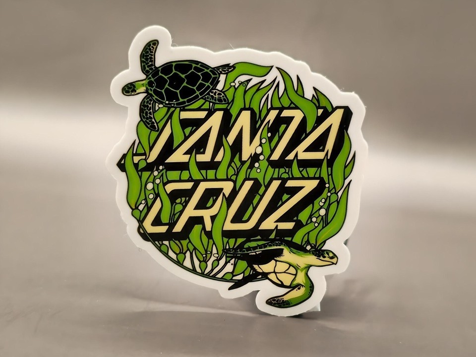 Santa Cruz Inspired Stickers Skateboard Surf Wave Beach California ...