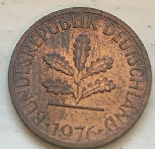 Germany 1976 1 Pfennig Coin (#D166) Federal Republic | eBay