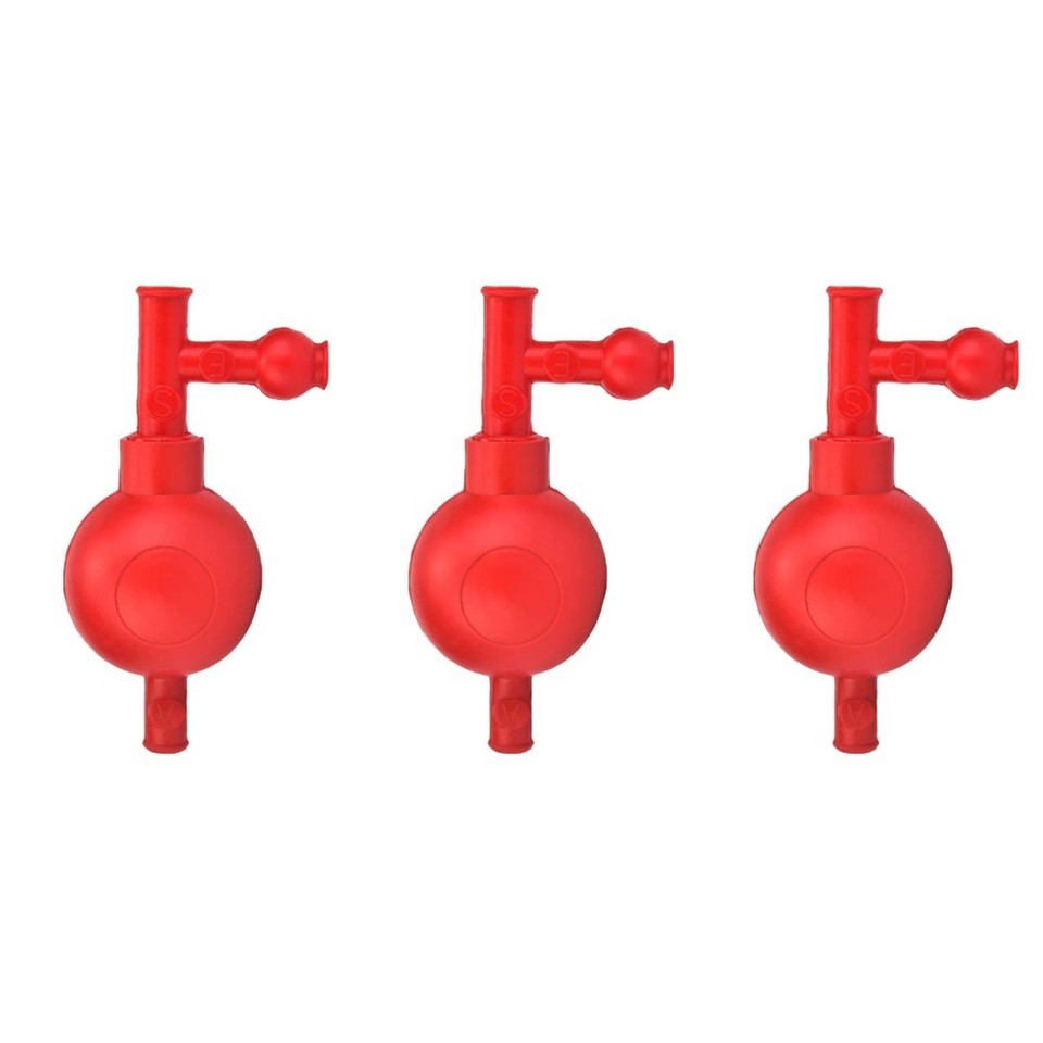 Lab Rubber Suction Bulb Pressure Quantitative Pipette Filler Elastic ...
