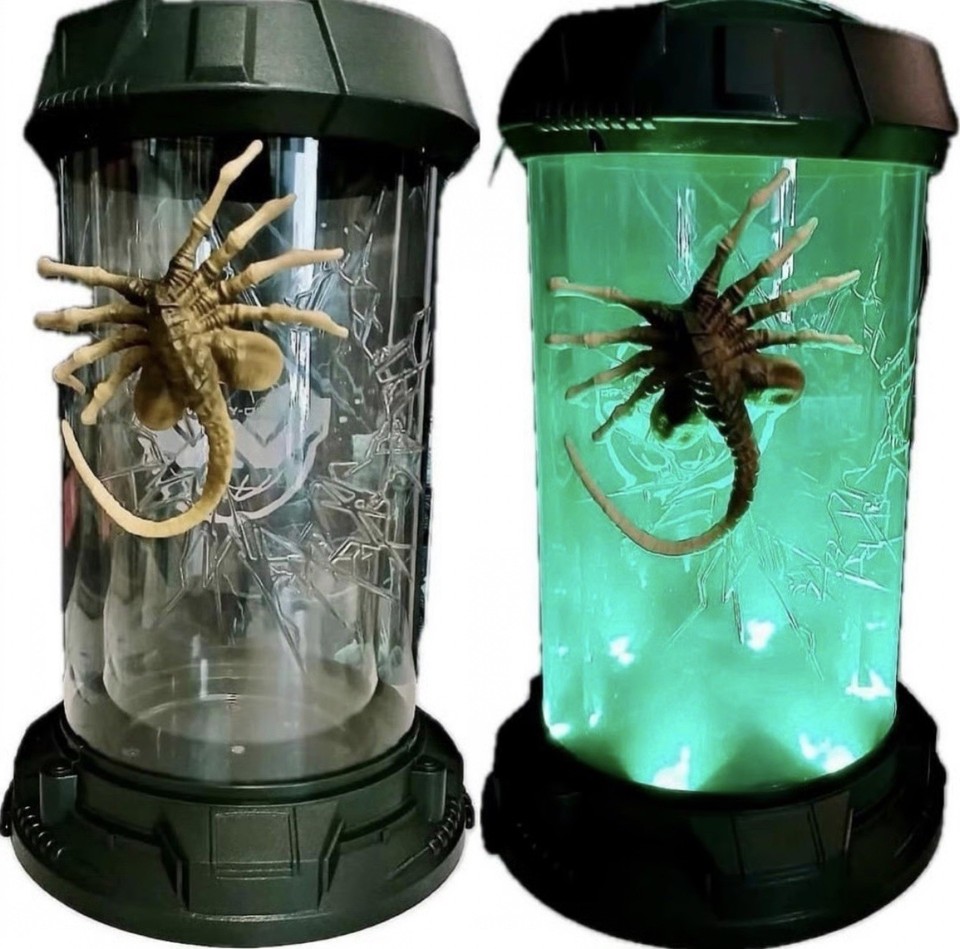 Alien Romulus Facehugger Specimen Container Popcorn Bucket Regal ...