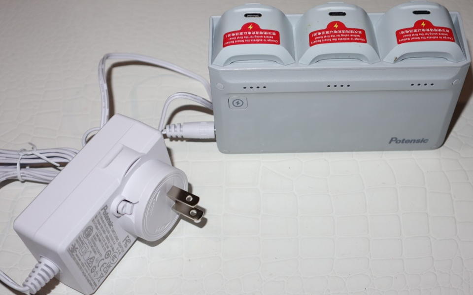Potensic Atom Battery Bank With 3 Batteries And Charger | eBay